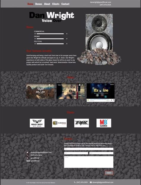 Image result for Voice Over Artist Portfolio Examples