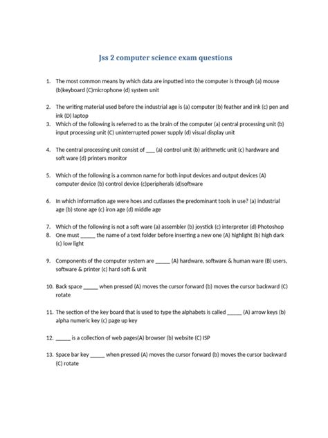 Image result for UNSW Computer Science Exam Questions