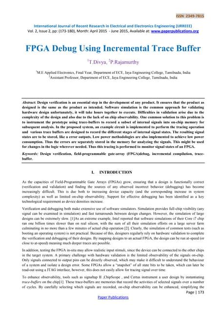 Image result for Explain Debugging and Trace FPGA