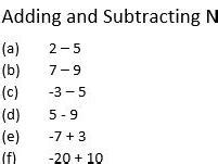 Image result for Adding and Subtracting Negative Numbers Code
