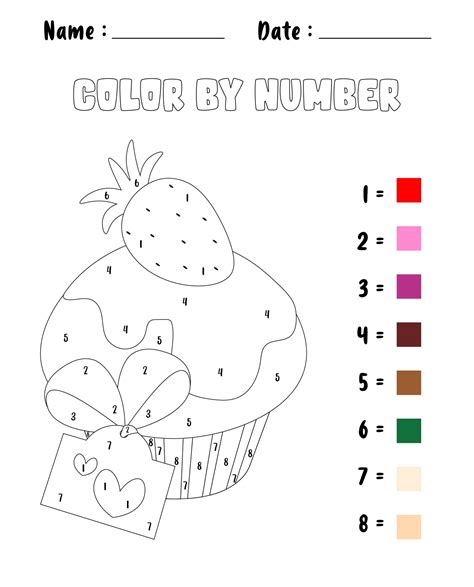 Image result for Printable Color by Number Addition Worksheets