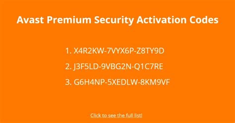 Image result for Avast Premium Security Activation Code