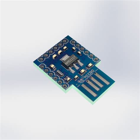 Image result for Arduino Pro Micro CAD Drawing