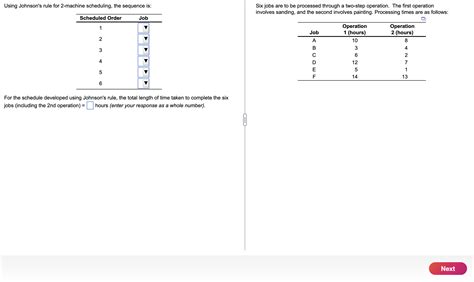 Image result for Johnson Rule Example 2 Machine