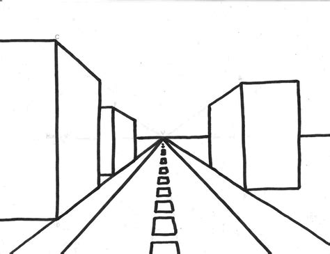 Image result for 1 Point Perspective Object Drawing