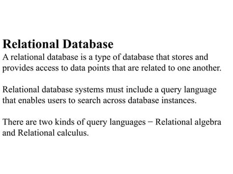 Image result for Relational Algebra in Database PDF