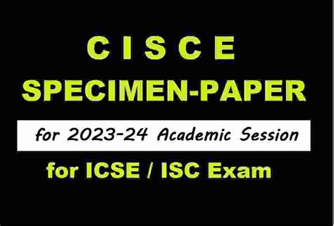 Image result for ISC Model Paper