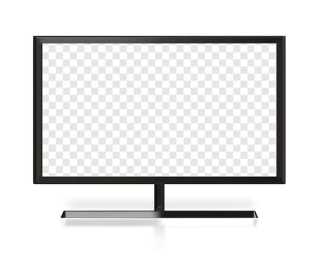 Premium PSD | Curved computer display monitor realistic 3d isolated