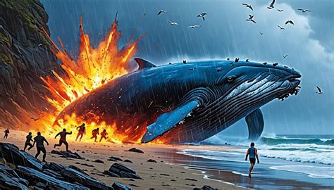 Image result for Whales Exploding When Beached