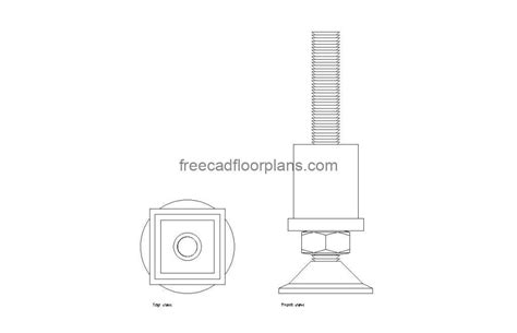 Image result for Adjustable Feet Autodesk Inventor