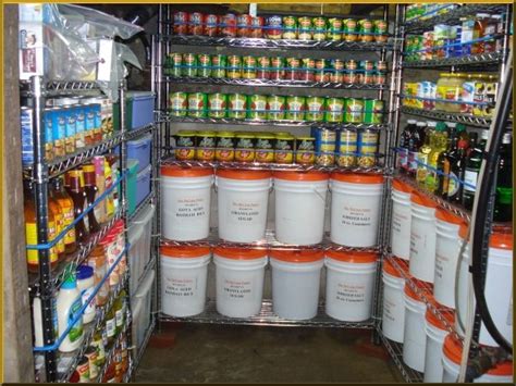 Image result for Prepper Basement Pantry