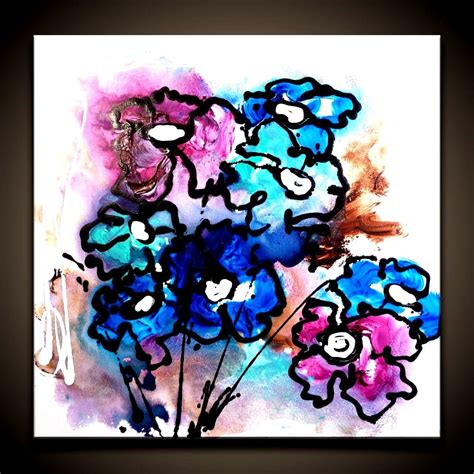 Image result for Abstract Flower Painting Tutorial