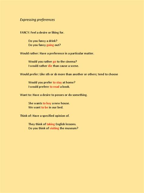 Image result for How to Express Preferences