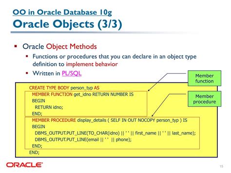 Image result for Oracle Object Table