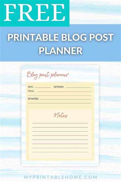Image result for Blog Post Planner