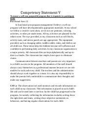 Image result for Competency Statement 4