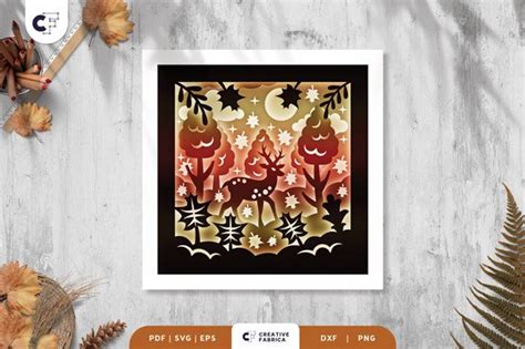 Image result for Reindeer Shadow Box Tutorial