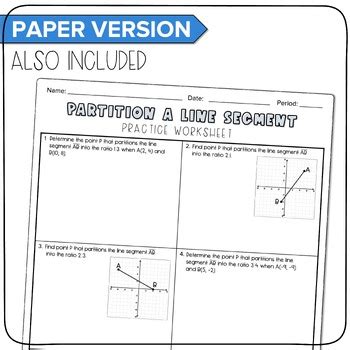 Image result for How to Partition a Line Segment Steps