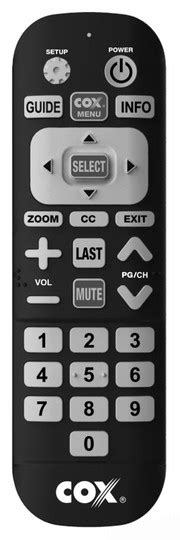 Image result for Cox Remote Enter Button