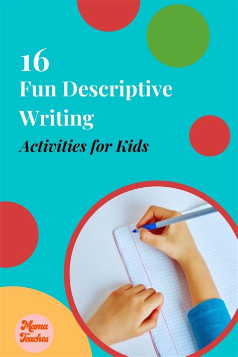 Image result for Descriptive Writing Activity