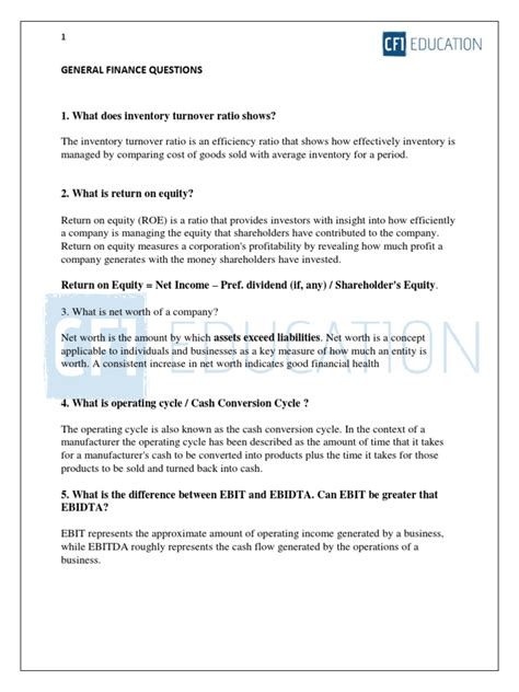 Image result for Financing Questions