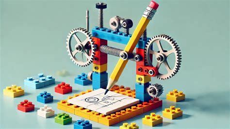 Image result for Simple LEGO Robot Drawing with Color