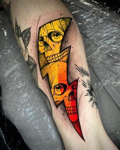 Image result for Larray Lightning Tattoo