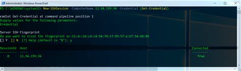 Image result for SSH PowerShell Command