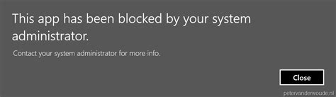 Image result for AppLocker Blocked Message
