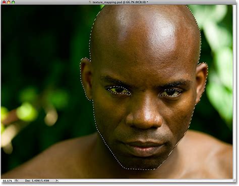 Mapping A Texture To A Face With Photoshop