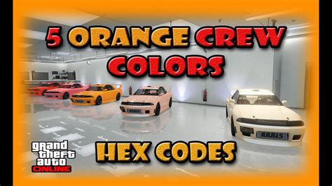 Image result for GTA Crew Hex Code