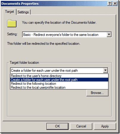 Image result for Folder Redirection Group Policy