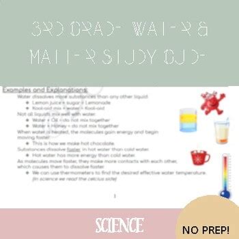 Image result for Science Study Guide 3rd Grade