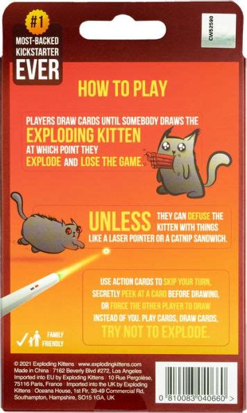 Image result for Exploding Kittens 2 Player Edition