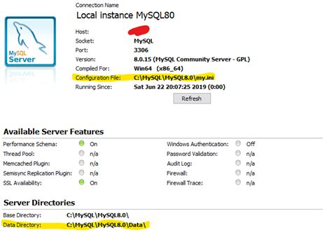 Image result for Change MySQL Path Observiun