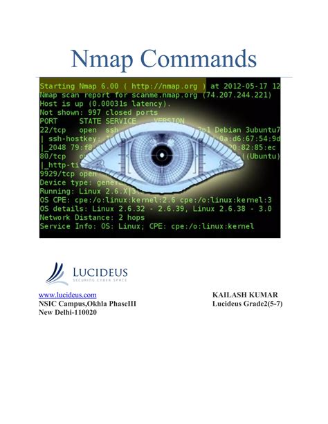 Image result for Nmap Commands Examples