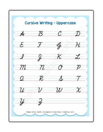 Image result for Cursive Writing Examples