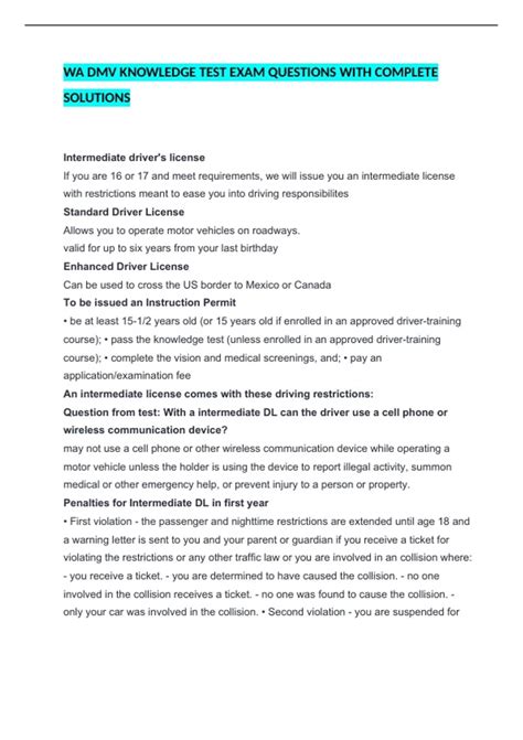 Image result for DMV Knowledge Test Practice