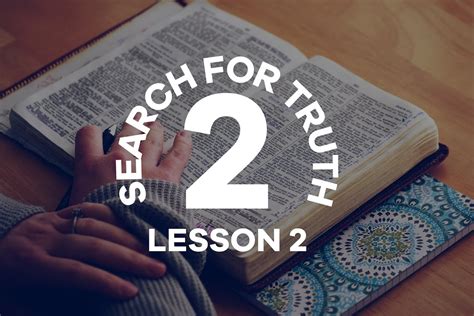 Image result for Search for Truth 2 Lesson 2