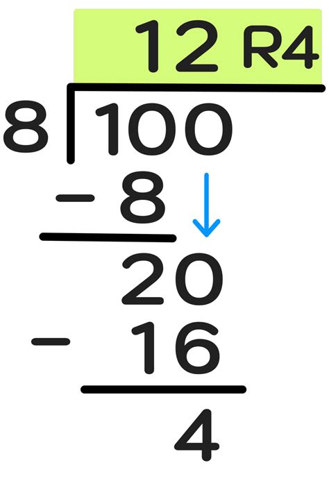 Image result for How to Do Long Division Example