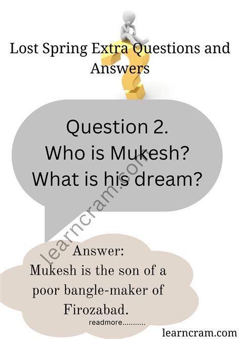 Image result for Class 12 English Lost Spring Questions