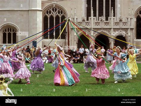 Image result for Maypole Dancing GIF