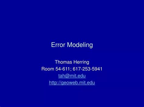 Image result for What Is Modeling Error