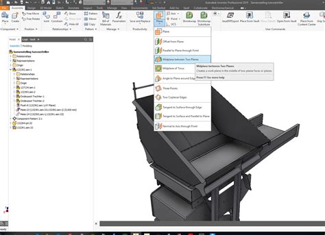 Image result for Midplane Autodesk Inventor