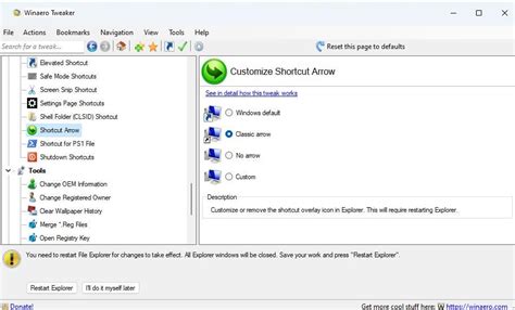 Image result for Remove Shortcut Arrows Win 11