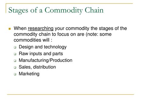 Image result for Commodity Chain