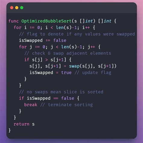 Image result for Optimized Bubble Sort