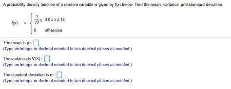 Image result for Variance of Probability Density Function