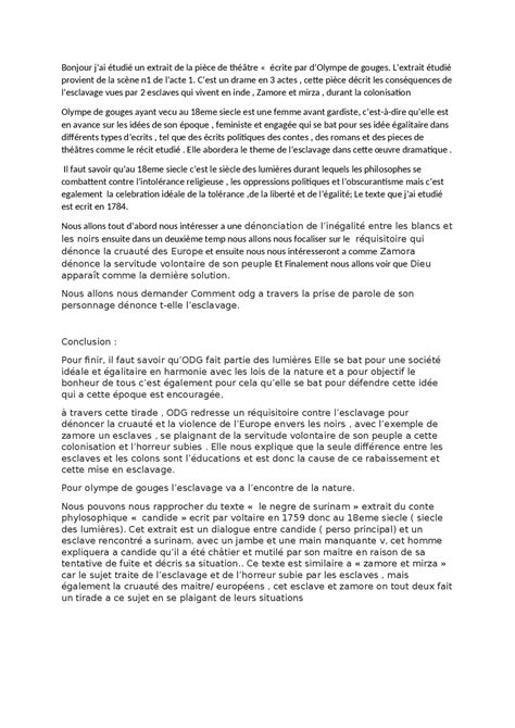 Image result for Olympe De Gouges Commentaire Compose