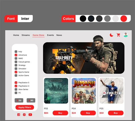 Image result for Game Store Background for Website Design